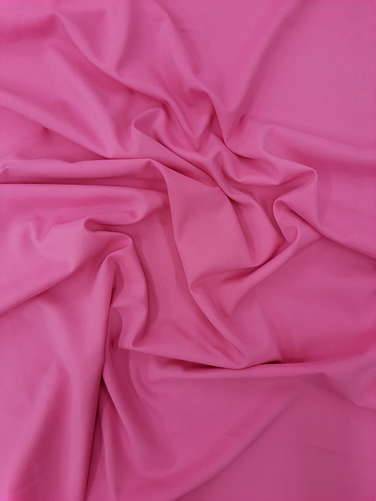 Crepe Salinas Liso - Rosa Chiclete - LUCIENE TECIDOS