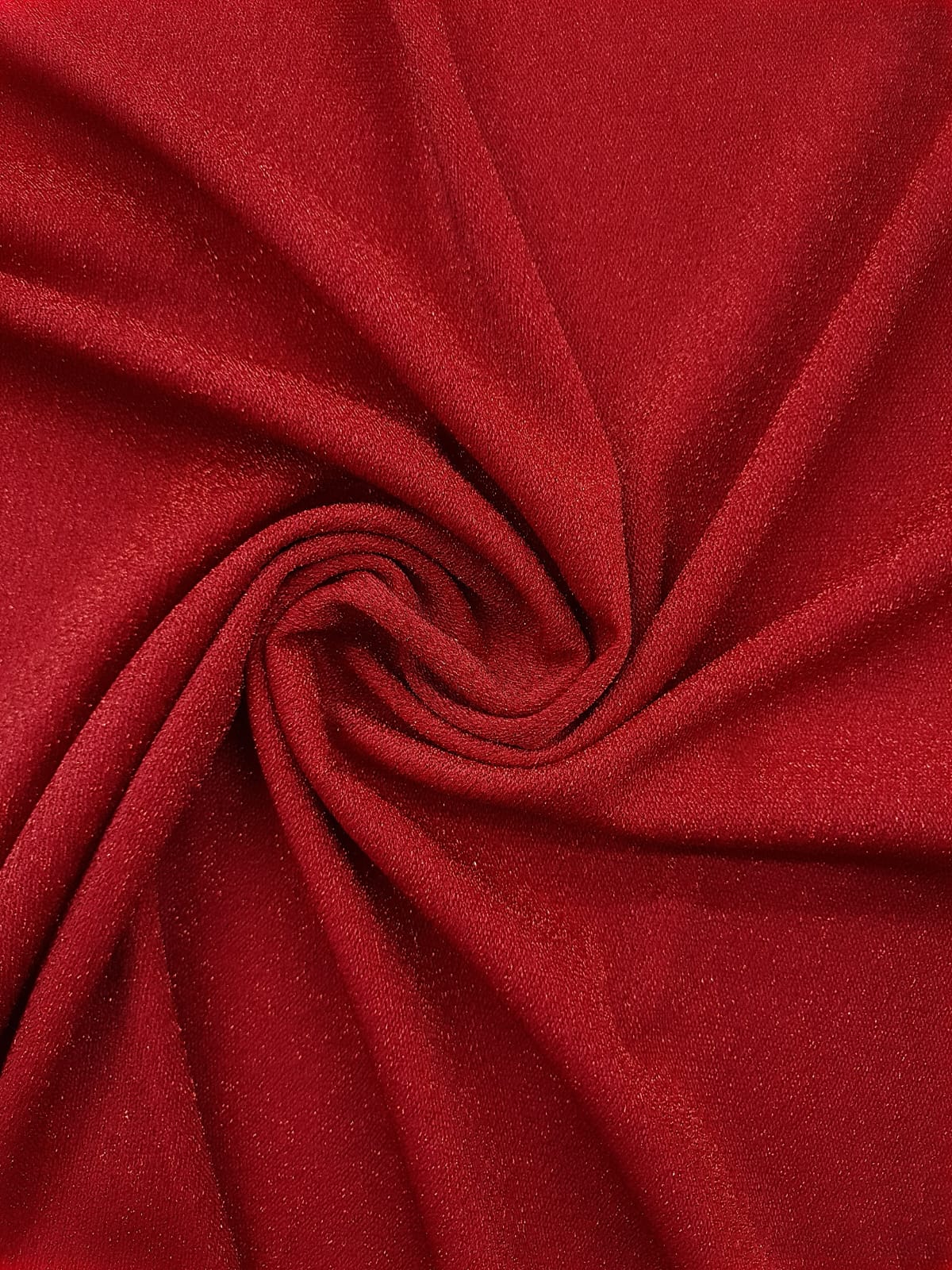 Malha Lurex - Vermelho Scarlet - LUCIENE TECIDOS